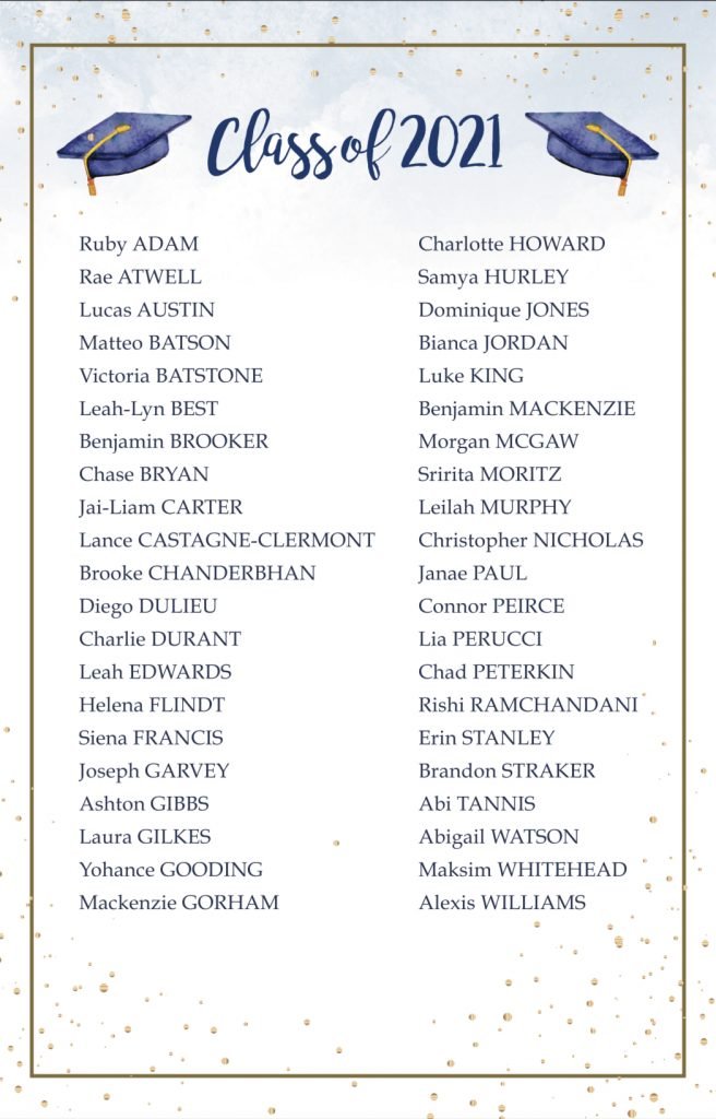 SWS Class of 2021 Graduation - IWCP Inc